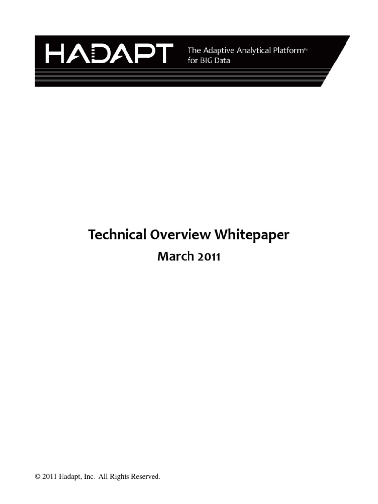 Hadapt White Paper Technical Overview | PDF | Apache Hadoop | Cloud ...