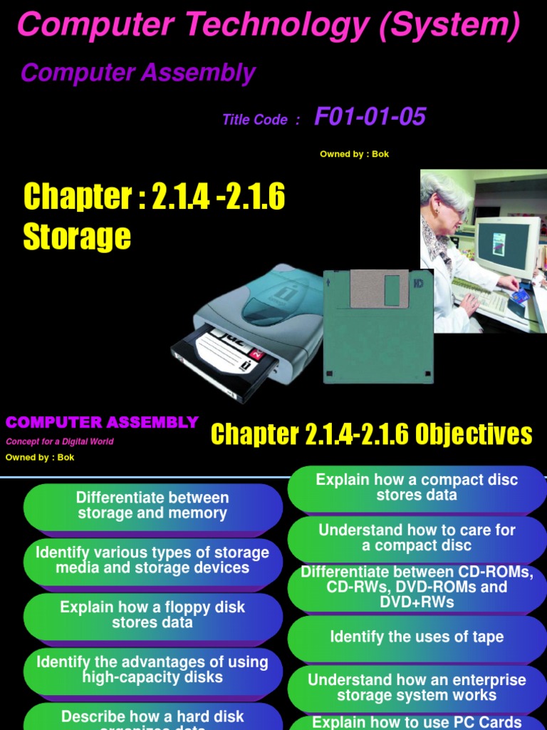 Chapter 2 1 4 2 1 6 Storage Computer Assembly Pdf Computer Data Storage Compact Disc