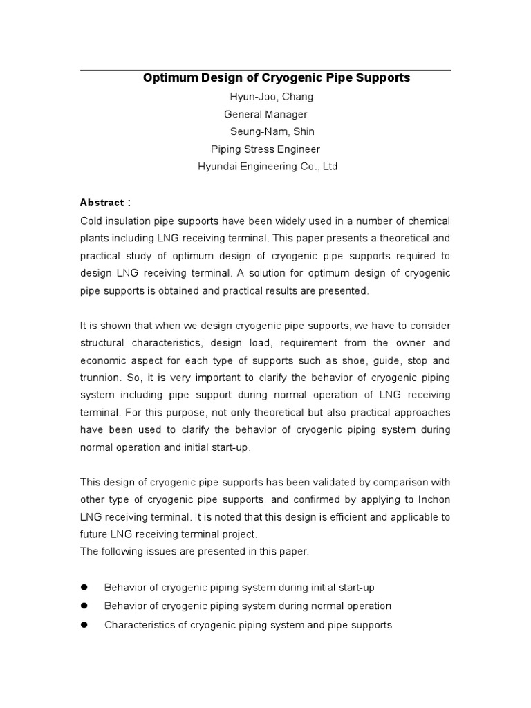 Cryo Piping Systems | PDF | Thermal Insulation | Stainless Steel