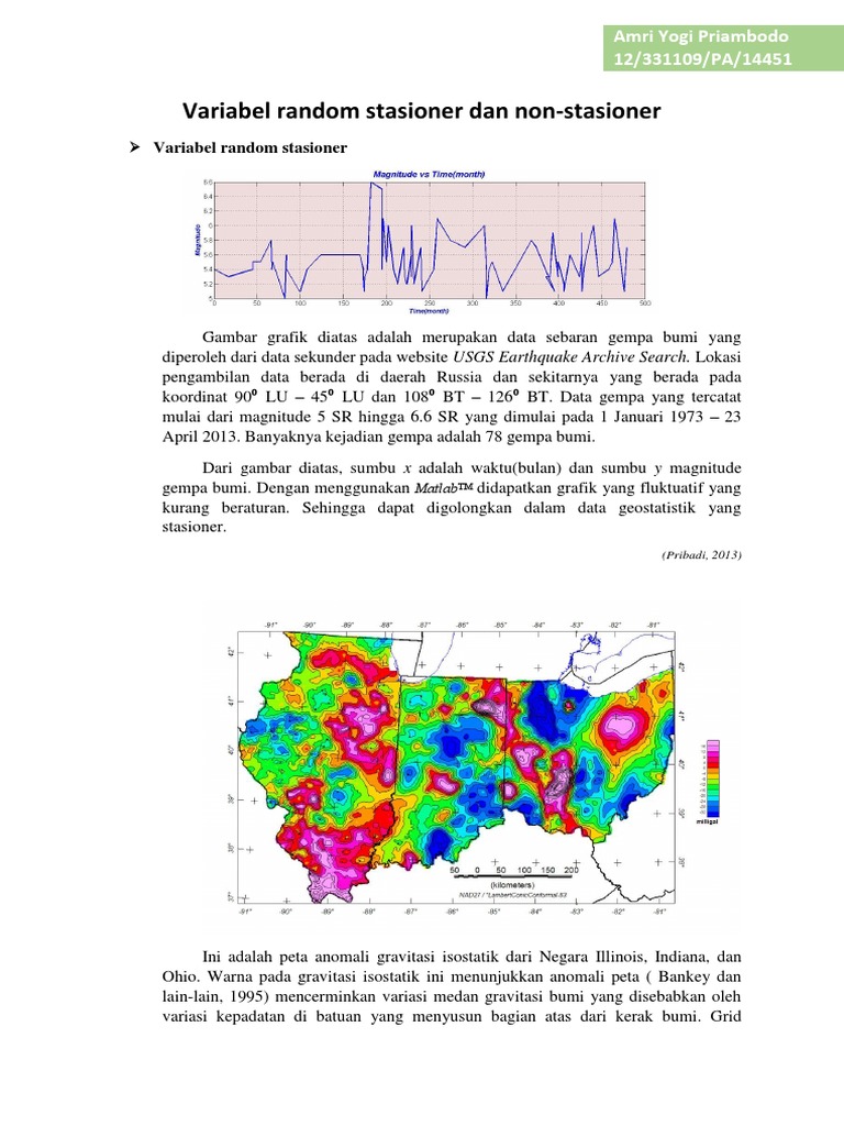Variabel Random Stasioner Dan Non | PDF