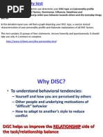 Disc Personality Test | PDF