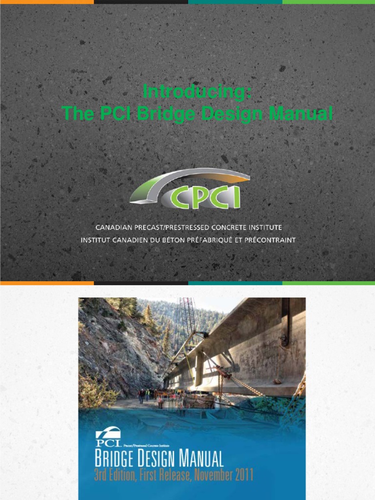 PCI Bridge Design Manual Overview | PDF | Prestressed Concrete ...