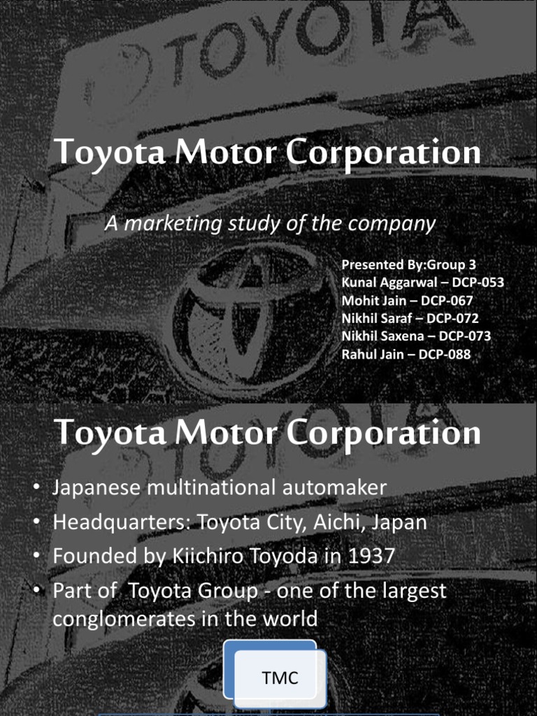 Marketing Approach of Toyota | PDF | Toyota | Market Segmentation