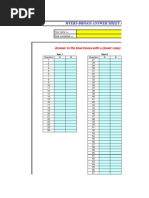 MBTI Scoring Sheet | PDF | Evaluation Methods | Psychological Concepts