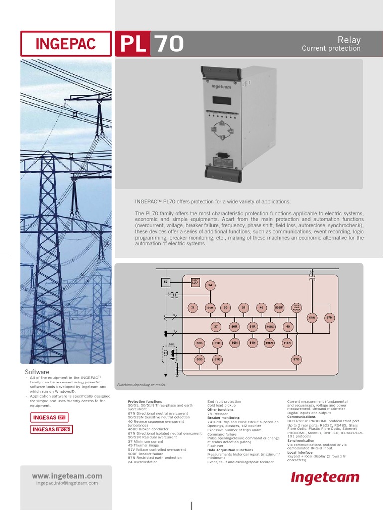 INGEPAC PL70 Current PDF | PDF | Power Supply | Electrical Connector