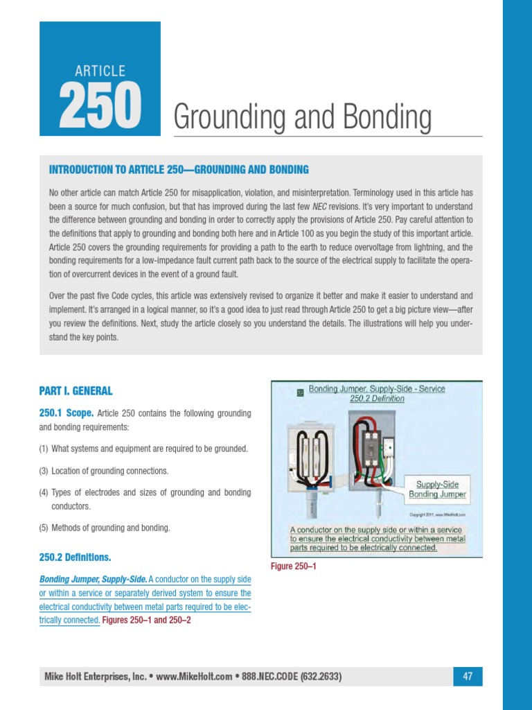 Grounding N Bonding Nec250 | PDF