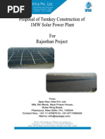 Solar Project Proposal PDF | PDF | Solar Power | Solar Panel