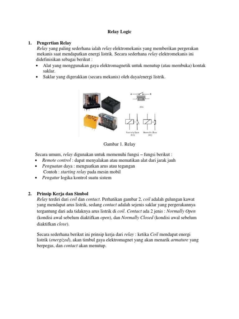Kontrol Relay | PDF | Komputer | Teknologi & Rekayasa