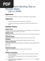Compression Testing of Timber Blocks | PDF | Fracture | Strength Of ...