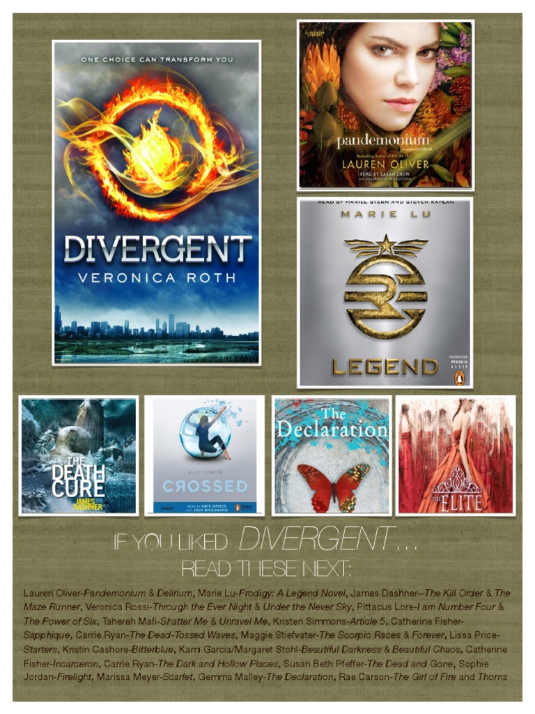 Divergent Poster | PDF | Mystery, Thriller & Crime Fiction | General ...