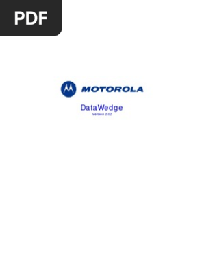 Datawedge 3.6 Manual - newama