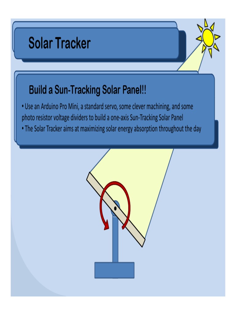 How To Build A Solar Tracker | PDF | Analog To Digital Converter | Drill