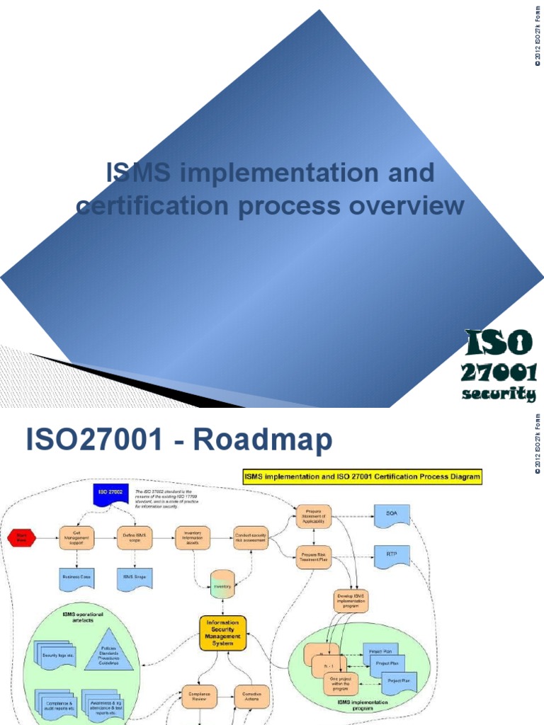 ISO27k ISMS Implementation and Certification Process Overview v2 | PDF | Business | Technology ...