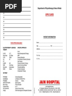 Physiotherapy Bill Format | PDF | Physical Therapy | Therapy