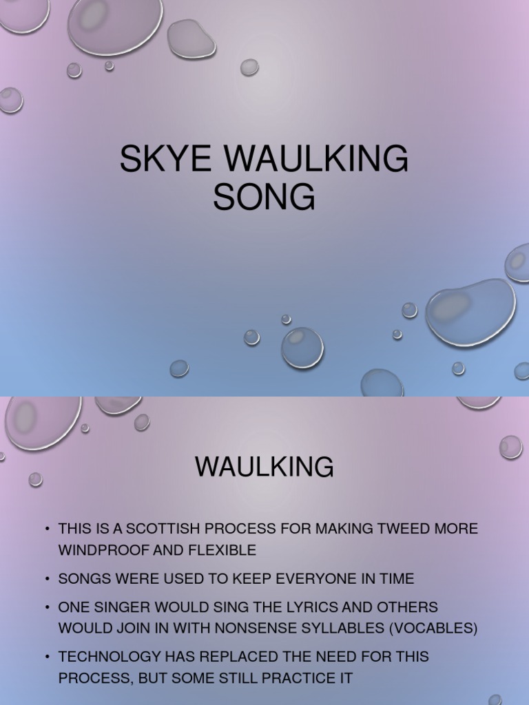 Skye Waulking Song 2 | PDF | Song Structure | Folk Music