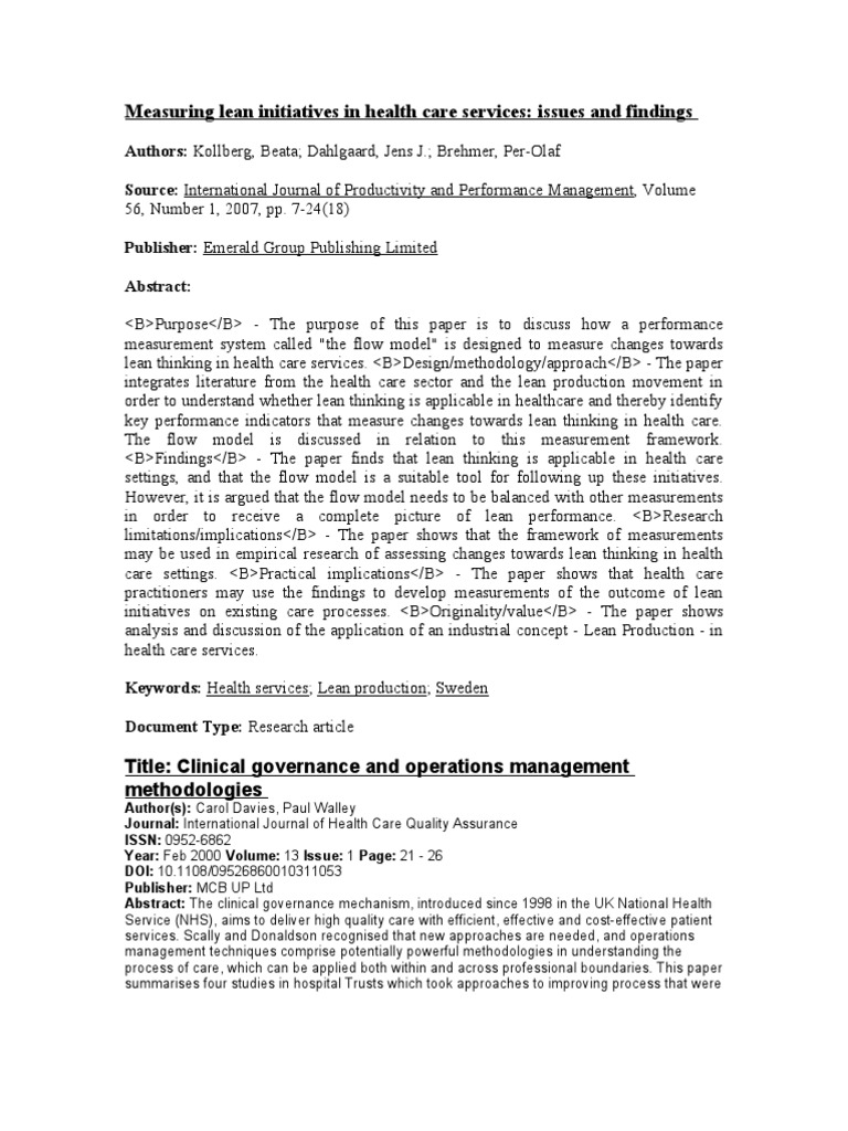 Dissertation Topics | PDF | Health Care | Lean Manufacturing Dissertation Topics | PDF | Health Care | Lean Manufacturing