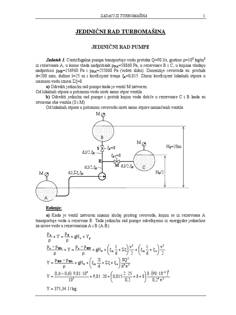 Www2 1.jedinicni Rad Turbomasina | PDF