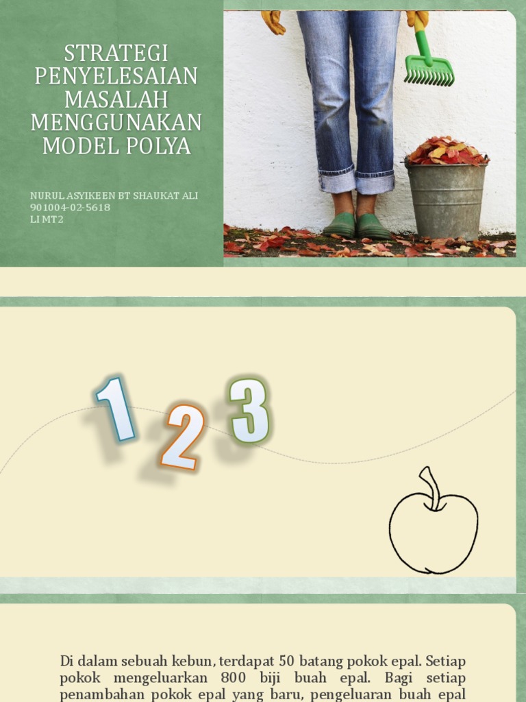 Strategi Penyelesaian Masalah Menggunakan Model Polya | PDF