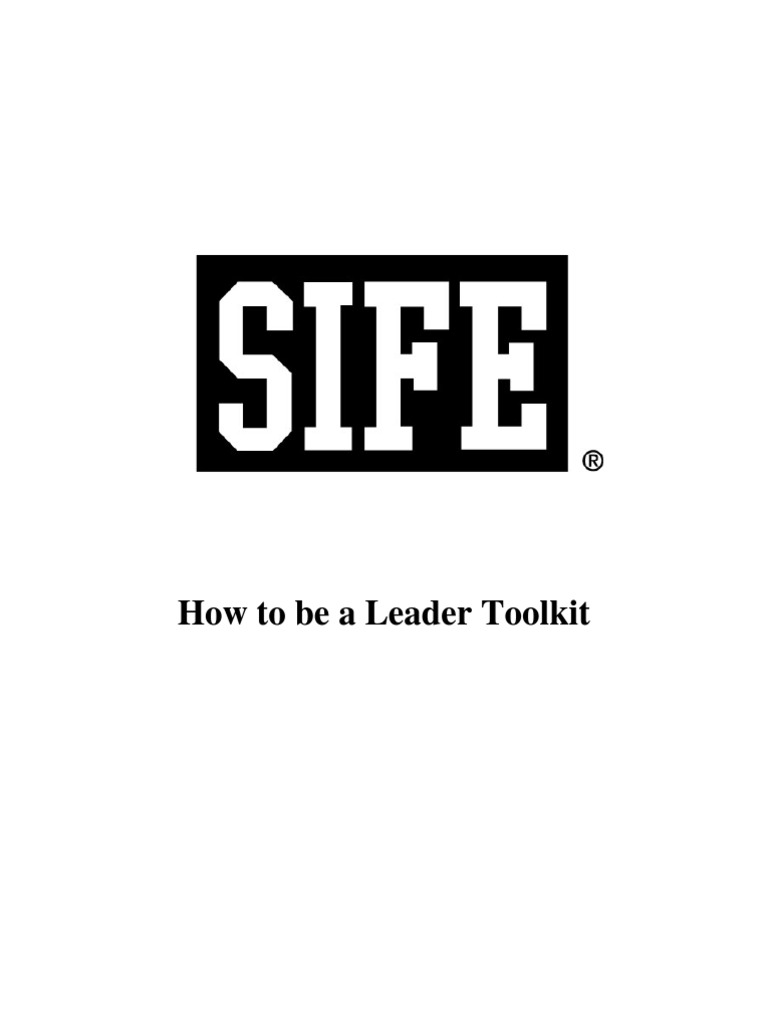 How To Be A Leader Toolkit | PDF | Leadership | Trust (Emotion)