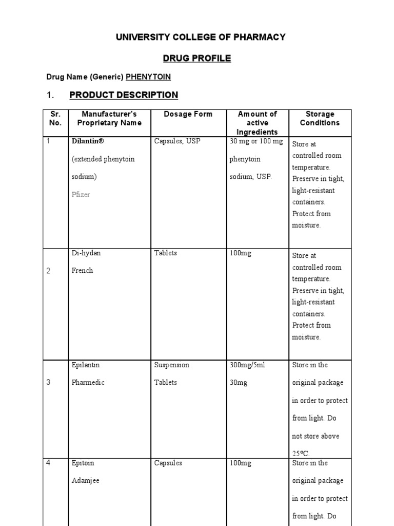 Drug Phenytoin | Dose (Biochemistry) | Tablet (Pharmacy)