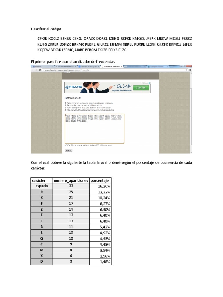Descifrar El Código | PDF