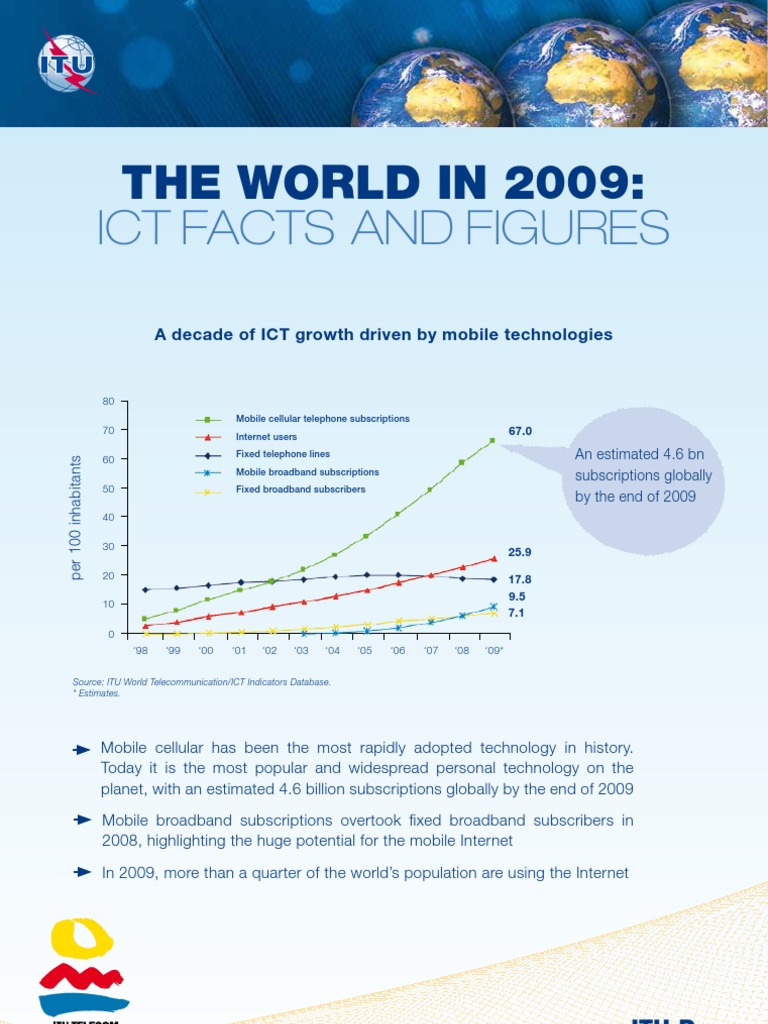 The World in 2009: ICT Facts and Figures | PDF | Internet Access ...