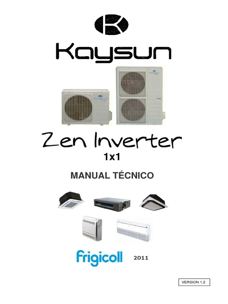 MT Zen Inverter v1.2 Es 110512 Rev 9 | PDF | Ventilador mecánico | Aluminio