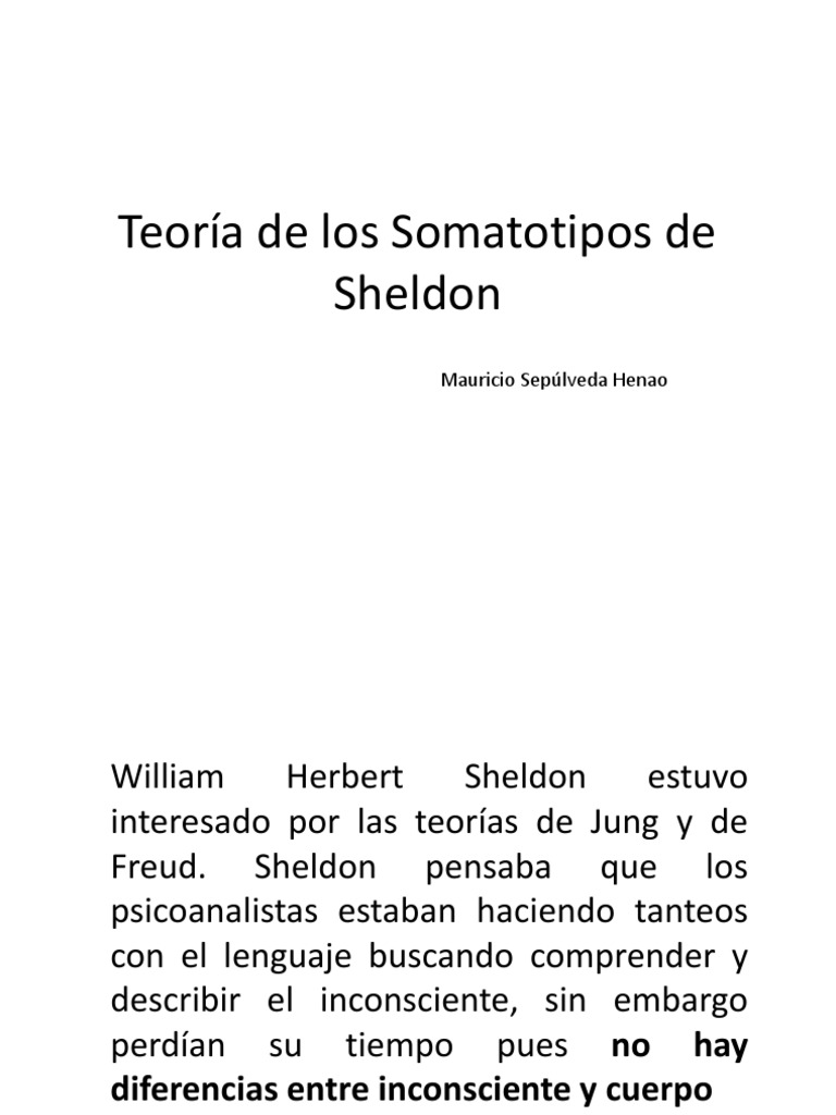 Teorìa Somatotipos de Sheldon | PDF | Tejido adiposo | Músculo
