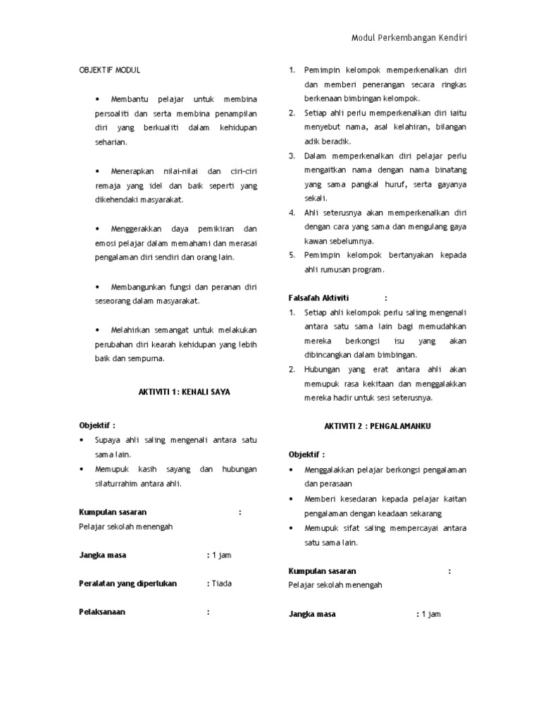 Modul Ice Breaking | PDF