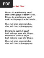Lirik Lagu Negeri Perak | PDF