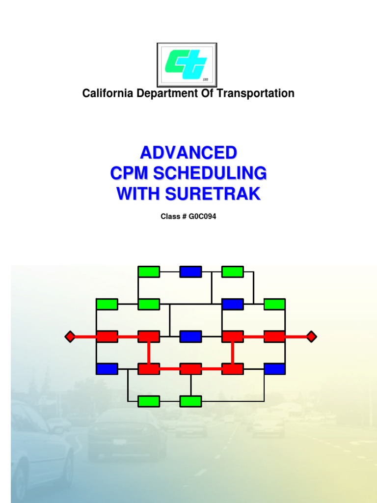 Advanced CPM Scheduling With SureTrak | PDF | Specification (Technical ...