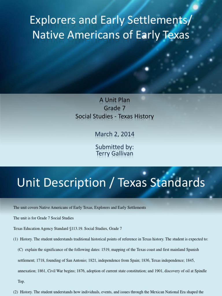 Texas History: Explorers & Native Cultures | PDF | Texas | Educational ...