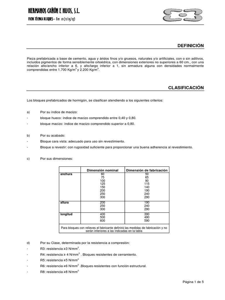 Blo Ques | PDF | Hormigón | Cemento