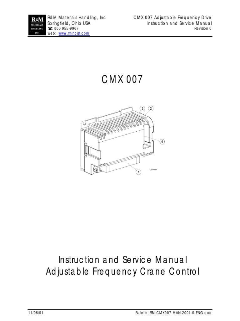 CMX 007 Adjustable Frequency Drive | PDF | Power Inverter | Electrical ...