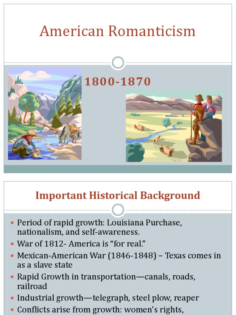 American Romanticism Overview | PDF | Romanticism | American Literature