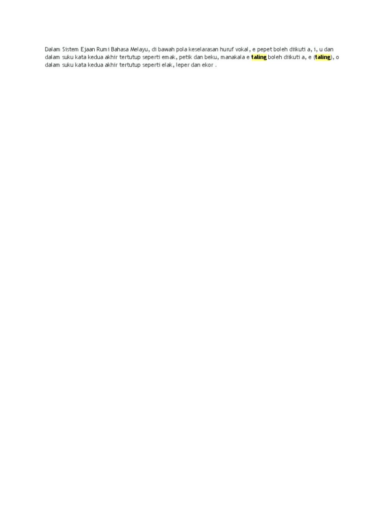E Pepet, e Taling | PDF