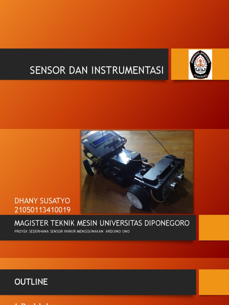 Presentasi Simple Robotic Project - Sensor Parkir | PDF