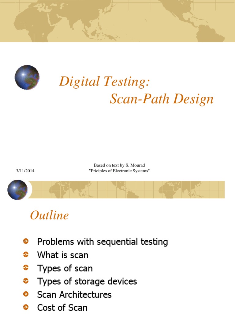 Scan Path Design | PDF | Electronic Circuits | Electronic Engineering