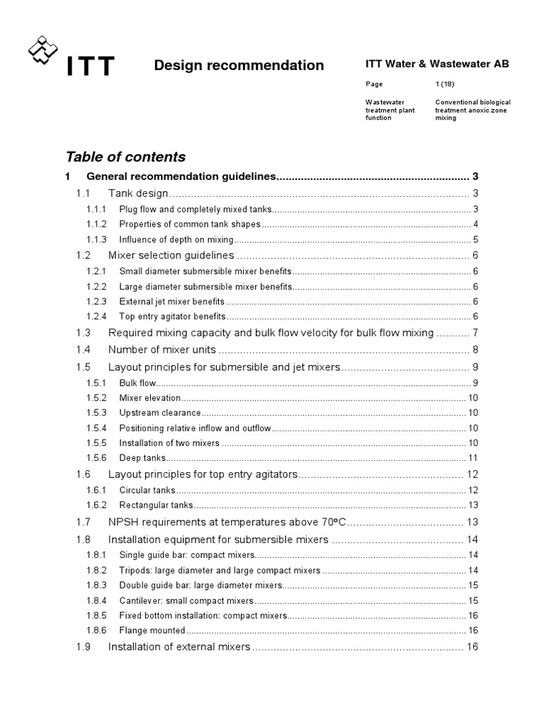 M Conventional Activated Sludge Treatment Anoxic Zone Mixing | PDF ...