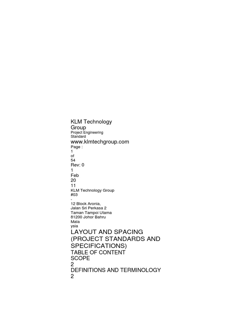 KLM Technology | PDF | Petroleum | Safety