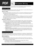 PDF - Grade 10 - Unit 15 - Writing An Argumentative Essay, 4 Topics ...