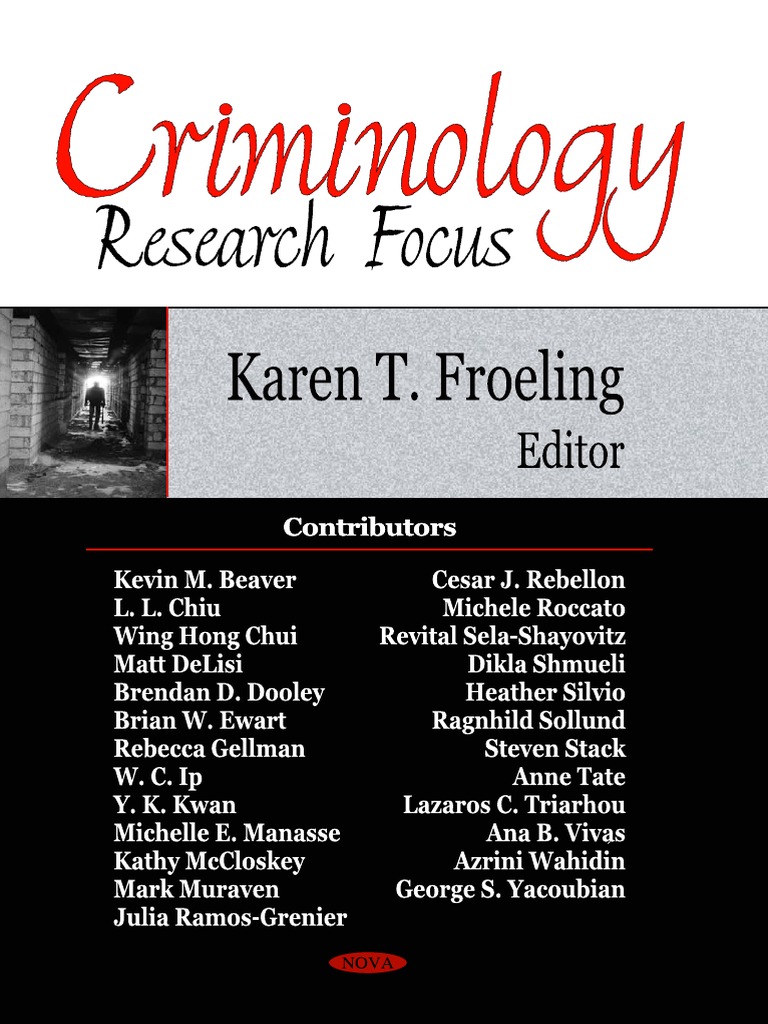Criminology Research | PDF | Criminology | Self Control