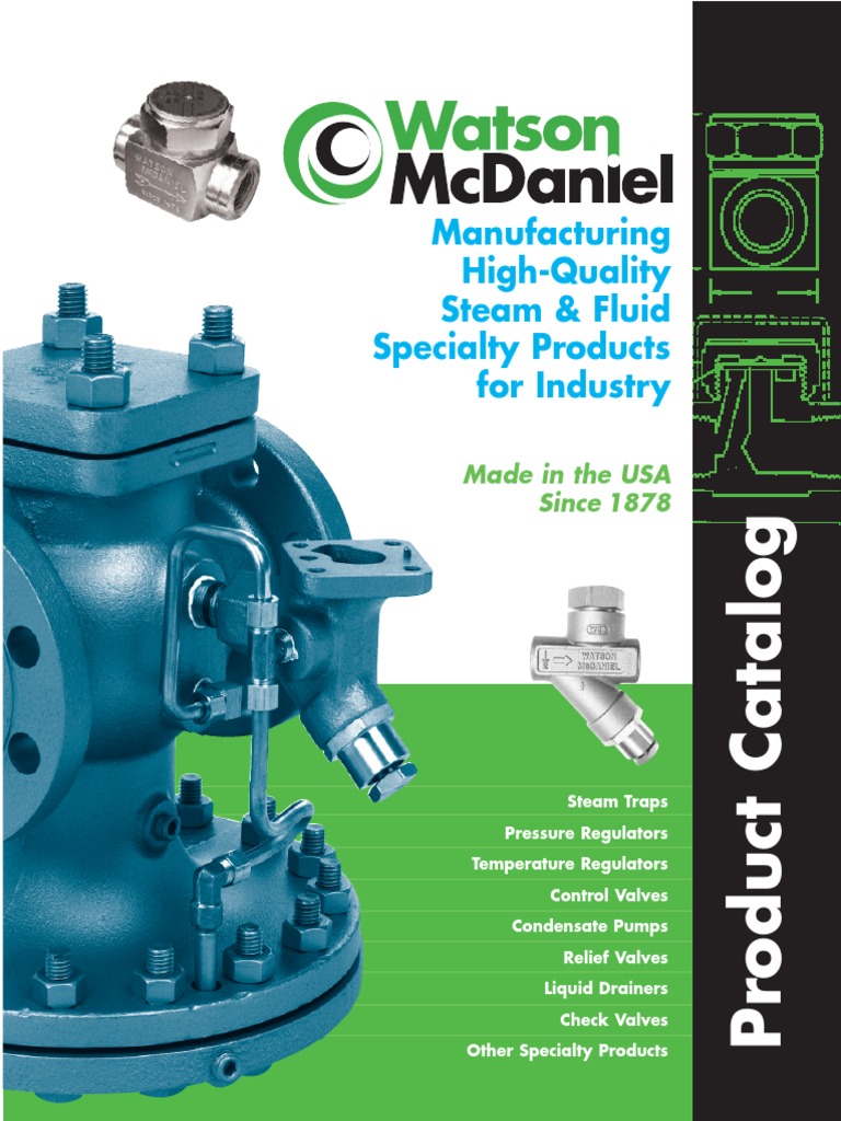 Watson McDaniel Product Catalog-2013 | Download Free PDF | Valve | Steam