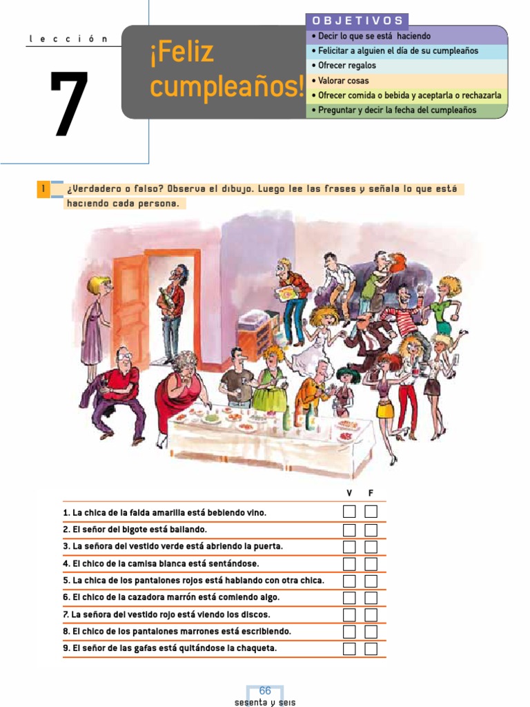 Practicando el Gerundio en Español | PDF | Cumpleaños | México