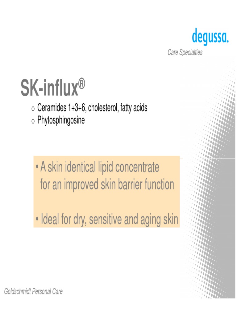 SK Influx | PDF | Dermatitis | Emulsion