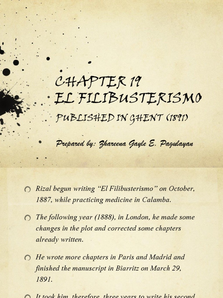 Chapter 19 - RIZAL (Powerpoint) | PDF | Philippines | Spanish Language Literature
