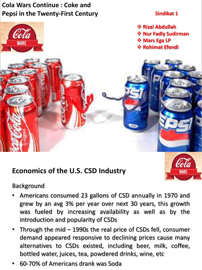 Cola Wars Continue | PDF | Coca Cola | Pepsi