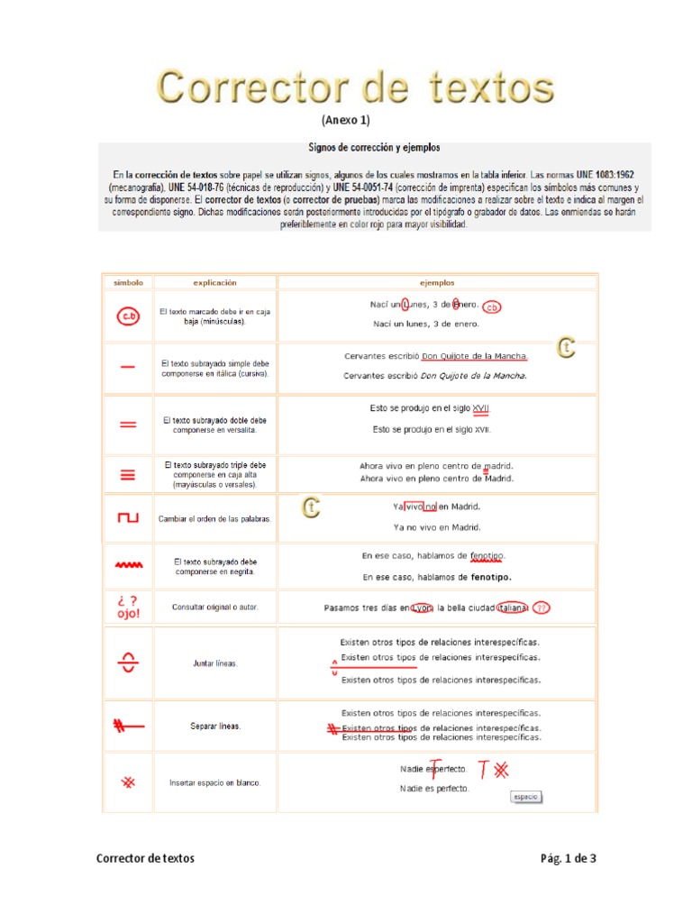 Corrector de Textos | PDF