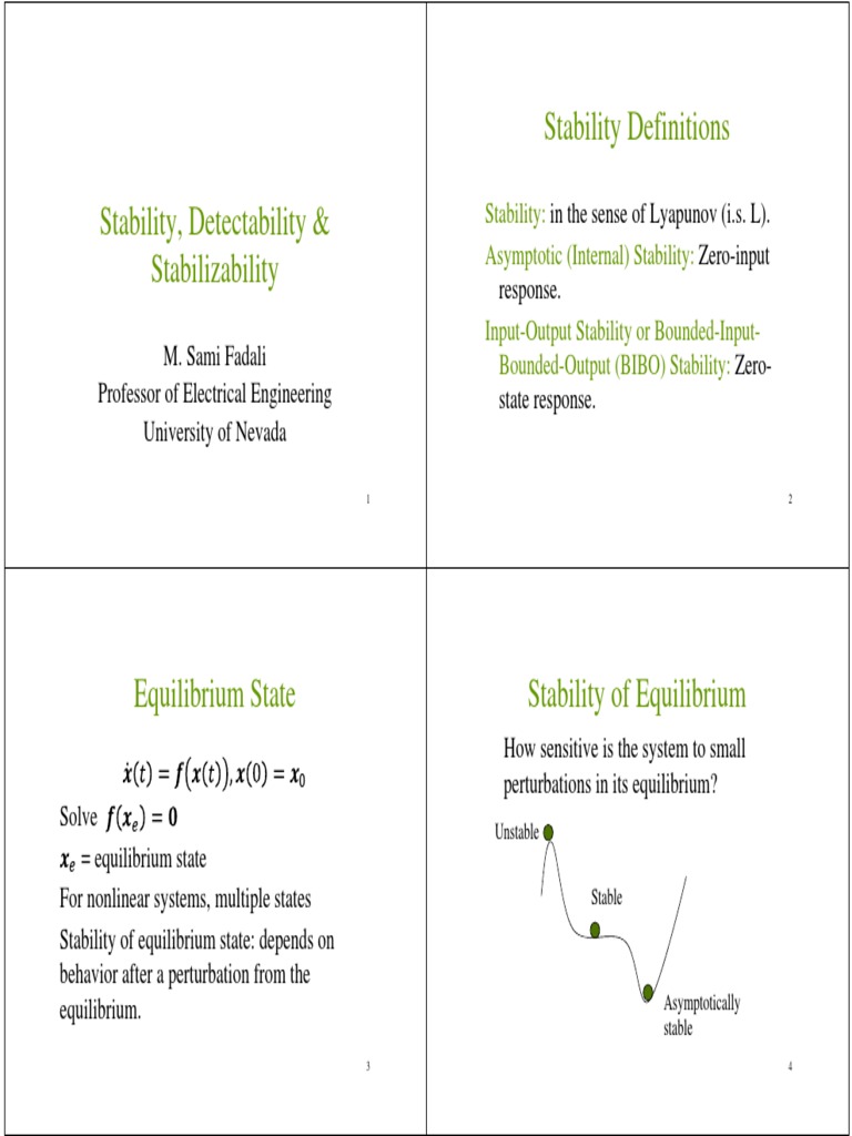 BIBO Stability Proof | PDF | Stability Theory | Mathematical Analysis