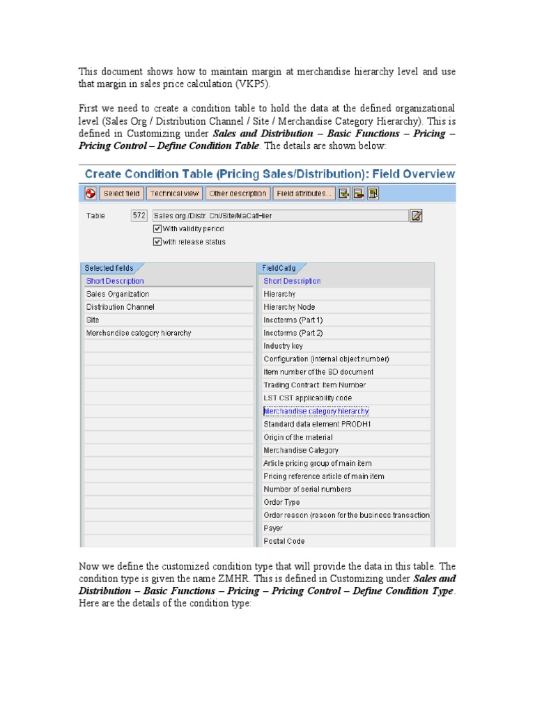 Config - Margin at Hierarchy Level | PDF | Computer Data | Computing
